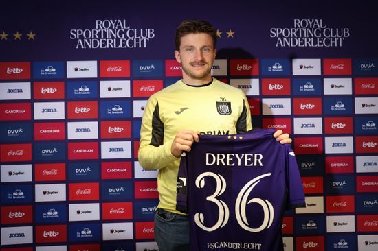 Anderlechts New Player Anders Dreyer Poses Editorial Stock Photo ...