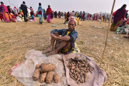 Villager Belonging Tiwa Tribe Display His Editorial Stock Photo - Stock ...