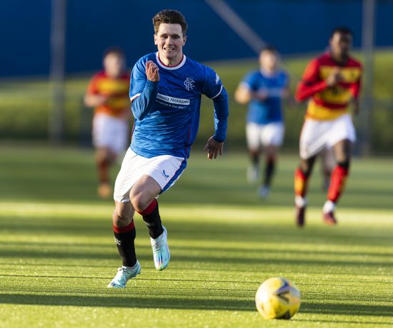 Rangers B Team Forward Tony Weston Editorial Stock Photo - Stock Image ...