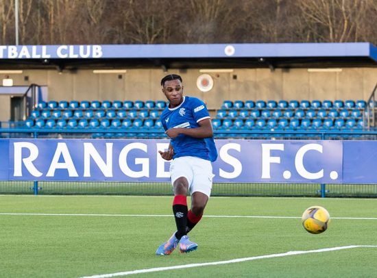 Rangers B Team Forward Zak Lovelace Editorial Stock Photo - Stock Image ...