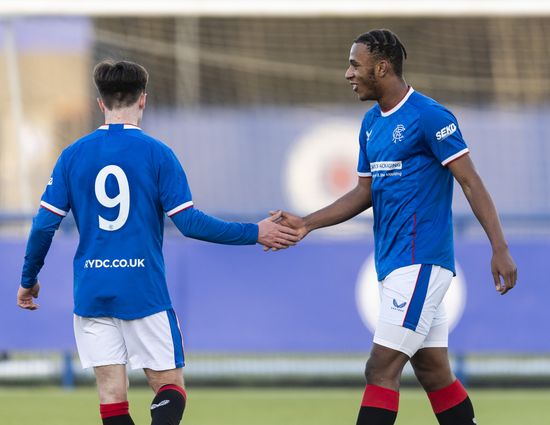 Rangers B Team Forward Zak Lovelace Editorial Stock Photo - Stock Image ...