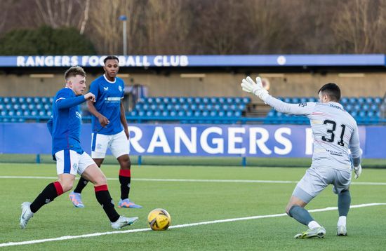 Rangers B Team Midfielder Charlie Lindsay Editorial Stock Photo - Stock ...