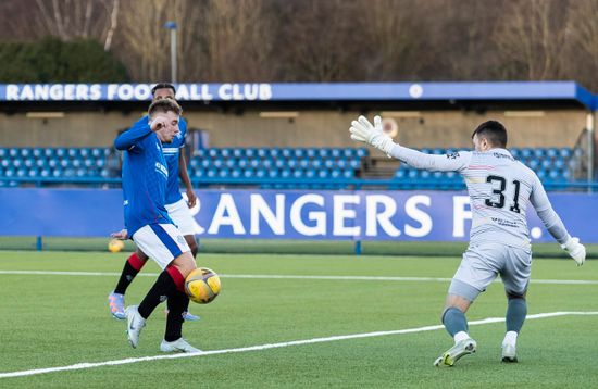 Rangers B Team Midfielder Charlie Lindsay Editorial Stock Photo - Stock ...
