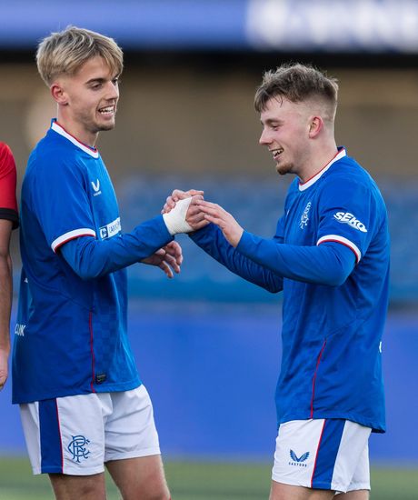 Rangers B Team Midfielder Charlie Lindsay Editorial Stock Photo - Stock ...