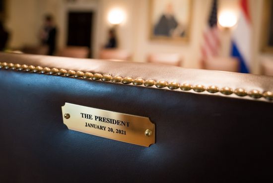 Washington Us President Joe Bidens Chair Editorial Stock Photo - Stock ...