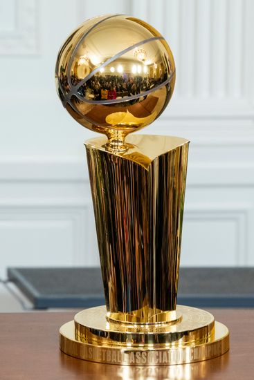 Larry Obrien Nba Championship Trophy During Editorial Stock Photo ...