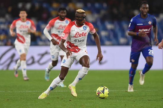 Victor Osimhen Ssc Napoli During Coppa Editorial Stock Photo - Stock ...