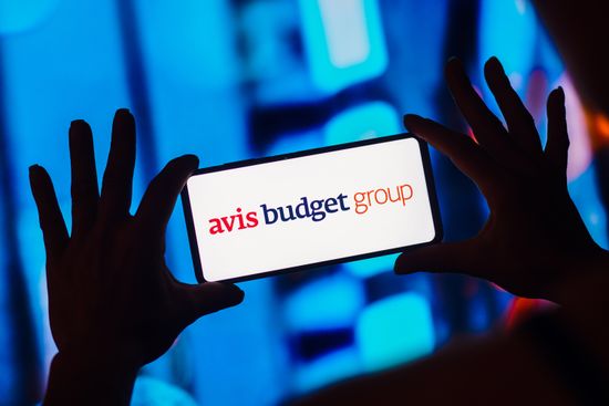This Photo Illustration Avis Budget Group Editorial Stock Photo - Stock ...