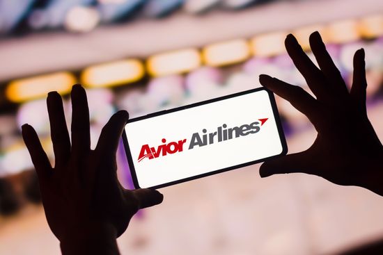 This Photo Illustration Avior Airlines Logo Editorial Stock Photo ...