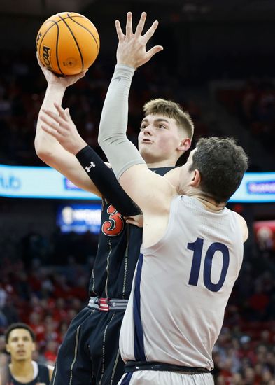 January17 Wisconsin Badgers Guard Connor Essegian Editorial Stock Photo ...