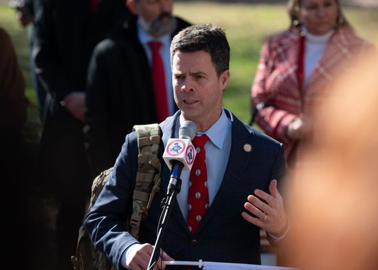 Virginia State Delegate Tim Anderson Speaks Editorial Stock Photo ...