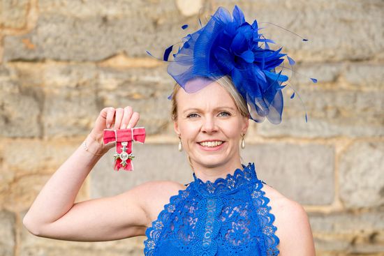 Mrs Victoria Drummond Receives Mbe Morning Editorial Stock Photo ...