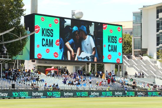 Kiss Cam On Electronic Scoreboard Editorial Stock Photo - Stock Image ...