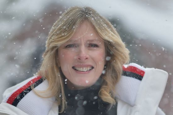Karin Viard Attending 26th Alpe Dhuez Editorial Stock Photo - Stock ...