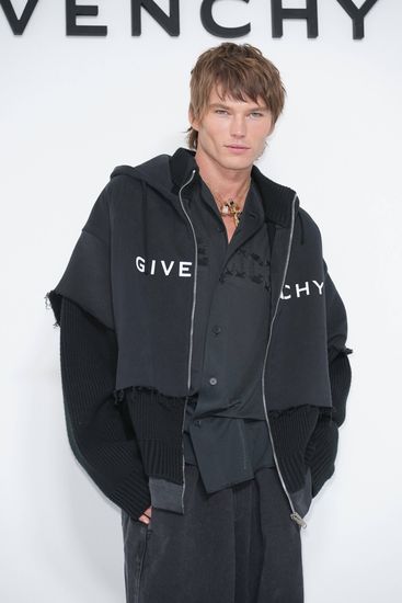 Jordan Barrett the Givenchy Menswear Fallwinter Editorial Stock Photo ...