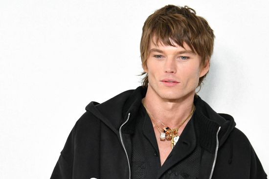 Jordan Barrett Attends Givenchy Paris Fashion Editorial Stock Photo ...