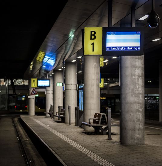 Utrecht Empty Platform Tram Stop Utrecht Editorial Stock Photo - Stock ...