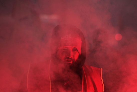 Protester Wearing Red Cgt General Confederation Editorial Stock Photo ...