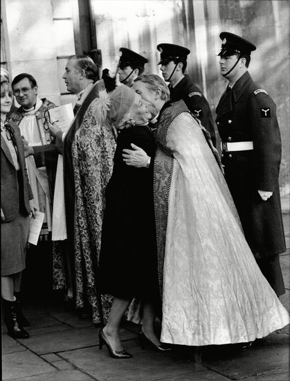 Douglas Baders Memorial Service Lady Bader Editorial Stock Photo ...
