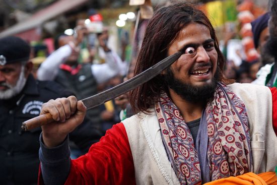 Graphic Content Indian Ascetic Muslim Puts Editorial Stock Photo ...