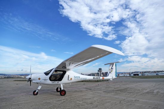 Pipistrel Velis Electro First Electric Aircraft Editorial Stock Photo ...