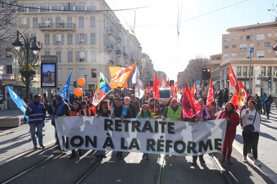 Leading Retirement No Reform March Thousands Editorial Stock Photo ...