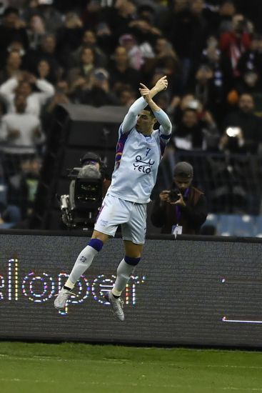 Cristiano Ronaldo Riyadh Xi Celebrates After Editorial Stock Photo ...