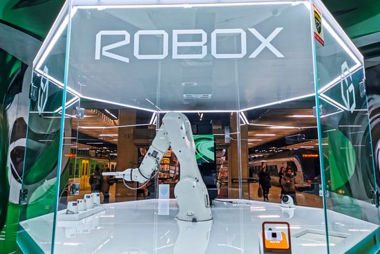 Robox Coffee Machine Seen On Platform Editorial Stock Photo - Stock Image | Shutterstock