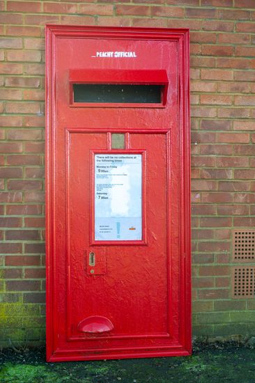 Artist Peachy Has Put Giant Postbox Editorial Stock Photo - Stock Image ...
