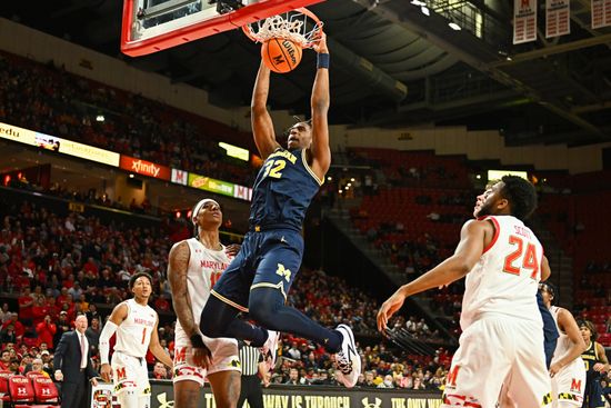 Michigan Wolverines Forward Tarris Reed Jr Editorial Stock Photo ...