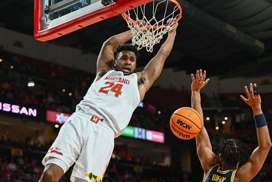 Maryland Terrapins Forward Donta Scott 24 Editorial Stock Photo - Stock ...