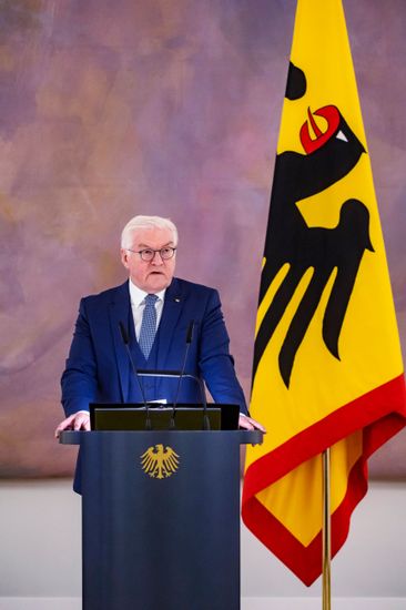 German President Frankwalter Steinmeier Pictured Bellevue Editorial ...