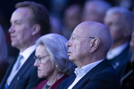 Wef Founder Klaus Schwab R Hilde Editorial Stock Photo - Stock Image ...