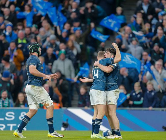 Jimmy Obrien Leinster Celebrates Scoring Opening Editorial Stock Photo ...