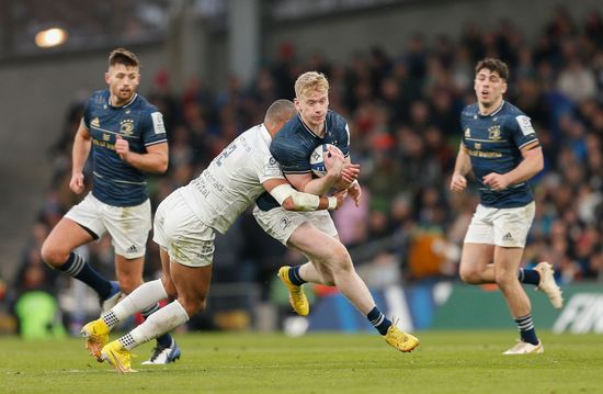 Jamie Osborne Leinster Tackled By Gael Editorial Stock Photo - Stock ...