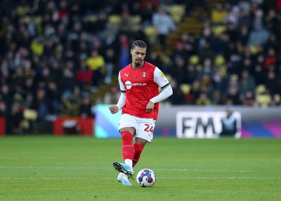 Sean Morrison Rotherham United Passing Ball Editorial Stock Photo ...