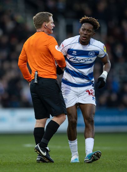 John Busby Referee Jamal Lowe Qpr Editorial Stock Photo - Stock Image ...