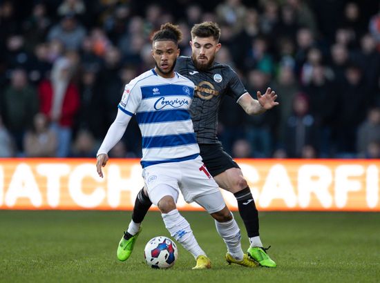 Tyler Roberts Qpr Ryan Manning Swansea Editorial Stock Photo - Stock ...