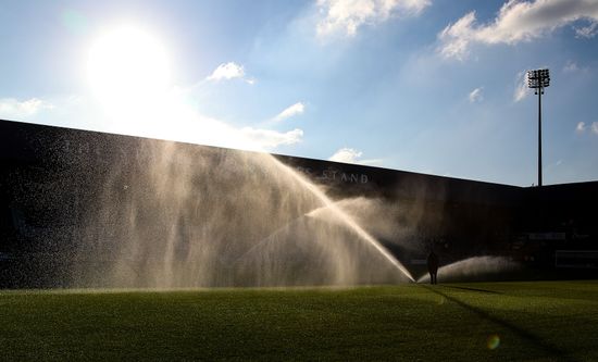 General View Stadium Sprinklers Sun Blue Editorial Stock Photo - Stock ...