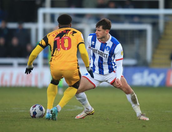 Hartlepools Don Pruti R Challenges Rochdales Editorial Stock Photo ...