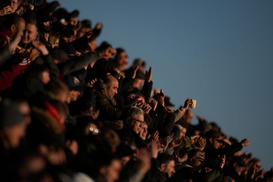 Stevenage Fans Celebrates Goal Jamie Reid Editorial Stock Photo - Stock ...