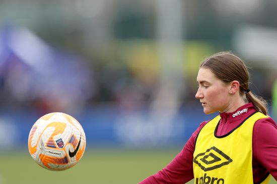 Keira Flannery West Ham During Prematch Editorial Stock Photo - Stock ...