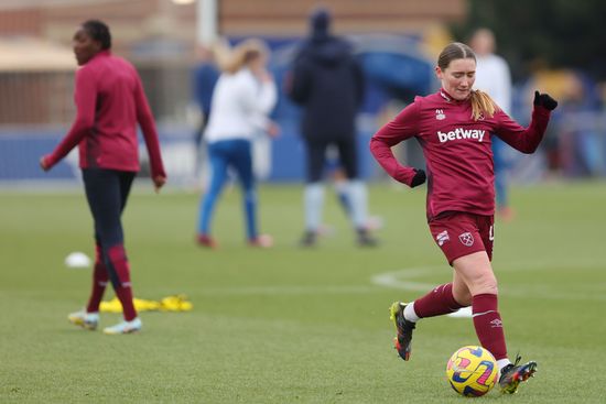 Keira Flannery West Ham During Prematch Editorial Stock Photo - Stock ...