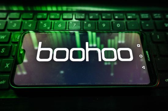 This Photo Illustration Boohoo Logo Displayed Editorial Stock Photo ...