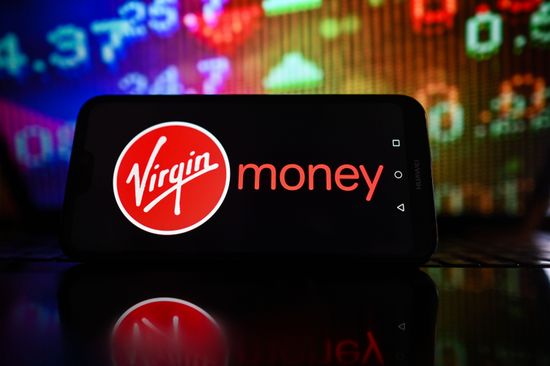 This Photo Illustration Virgin Money Logo Editorial Stock Photo - Stock ...