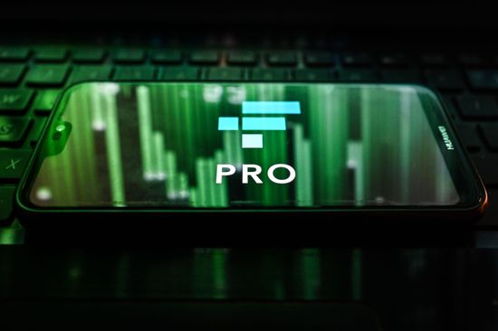 This Photo Illustration Pro Logo Displayed Editorial Stock Photo ...