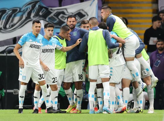 Players Racing Club Celebrate After Scoring Editorial Stock Photo ...