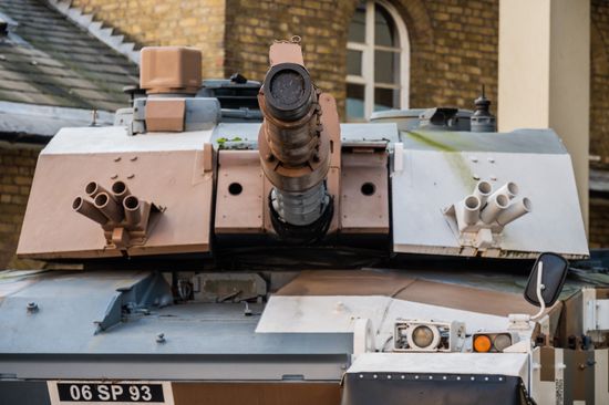 Challenger Ii Tank Outside National Army Editorial Stock Photo - Stock ...
