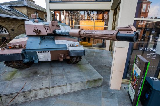 Challenger Ii Tank Outside National Army Editorial Stock Photo - Stock ...