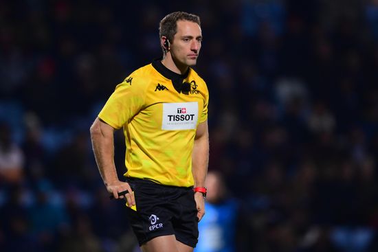 Referee Andrew Brace Shows Yellow Card Editorial Stock Photo - Stock ...